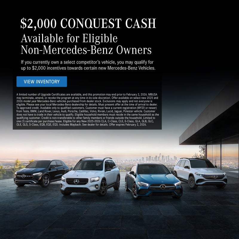 $2000 Conquest Cash | Enterprise Motor Cars Mercedes-Benz Specials ...